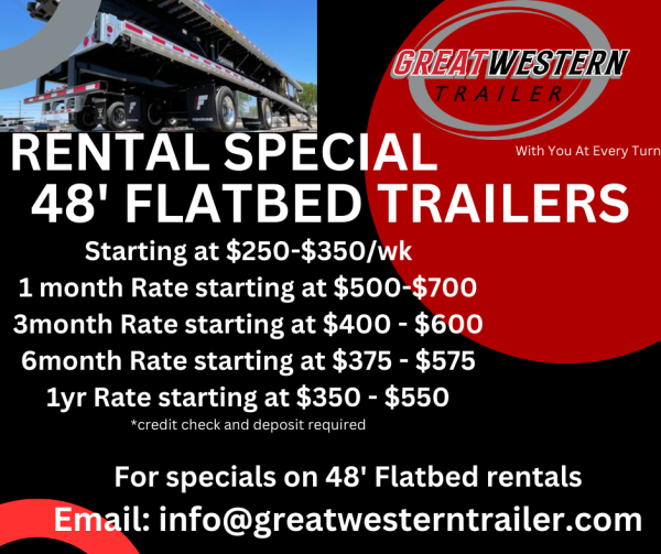 Specials & Promotions - New & Used Semi Trailers for Sale & Lease