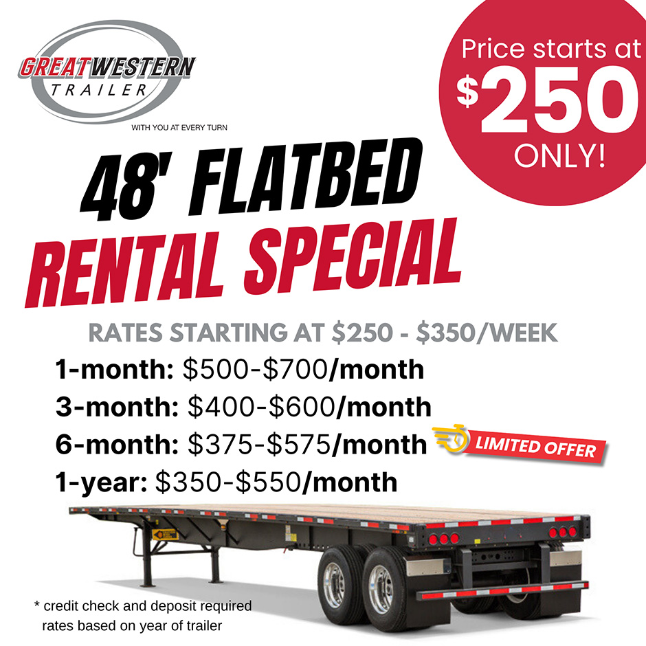 Specials & Promotions - New & Used Semi Trailers for Sale & Lease