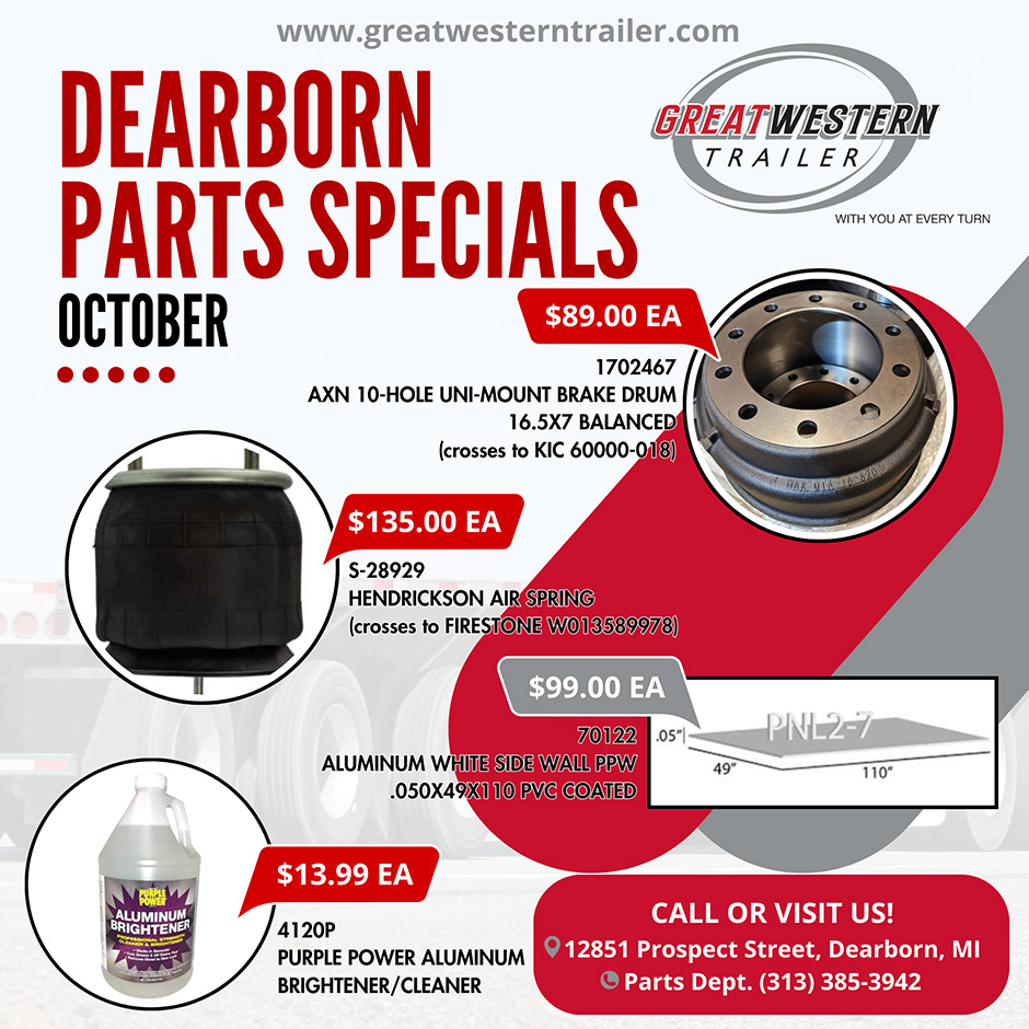 Specials & Promotions - New & Used Semi Trailers for Sale & Lease